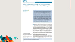 The new 8th TNM staging system of lung cancer | PPTX
