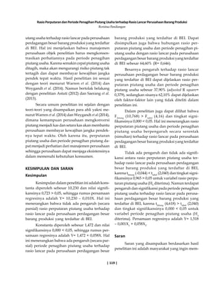 Jurnal rasio perputaran dan periode penagihan pitang usaha terhadap ...