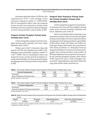 Jurnal rasio perputaran dan periode penagihan pitang usaha terhadap ...