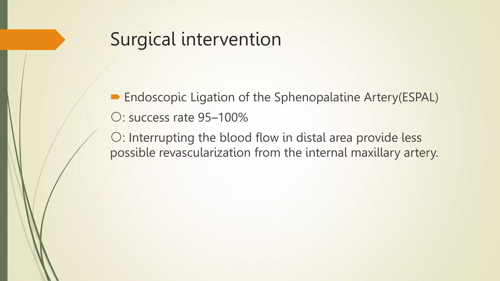 Epistaxis treatment | PPTX