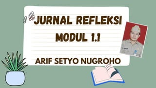 Jurnal Refleksi Modul 1.1 guru penggerak ARIF SN.pdf
