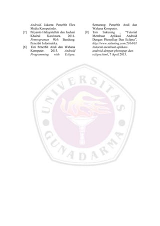 CONTOH JURNAL SKRIPSI GUNADARMA | PDF