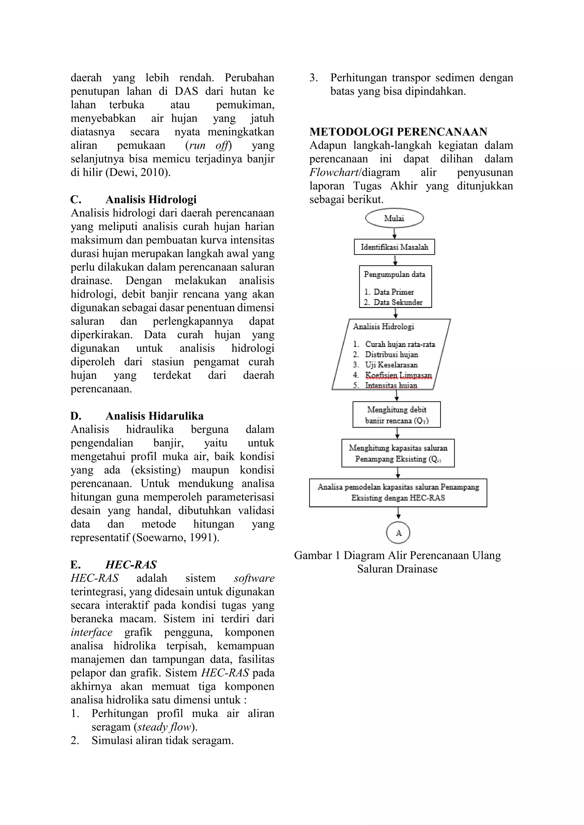 REDESIGN DRAINASE DI PERUMAHAN BUKIT CENGKEH II KOTA DEPOK | PDF
