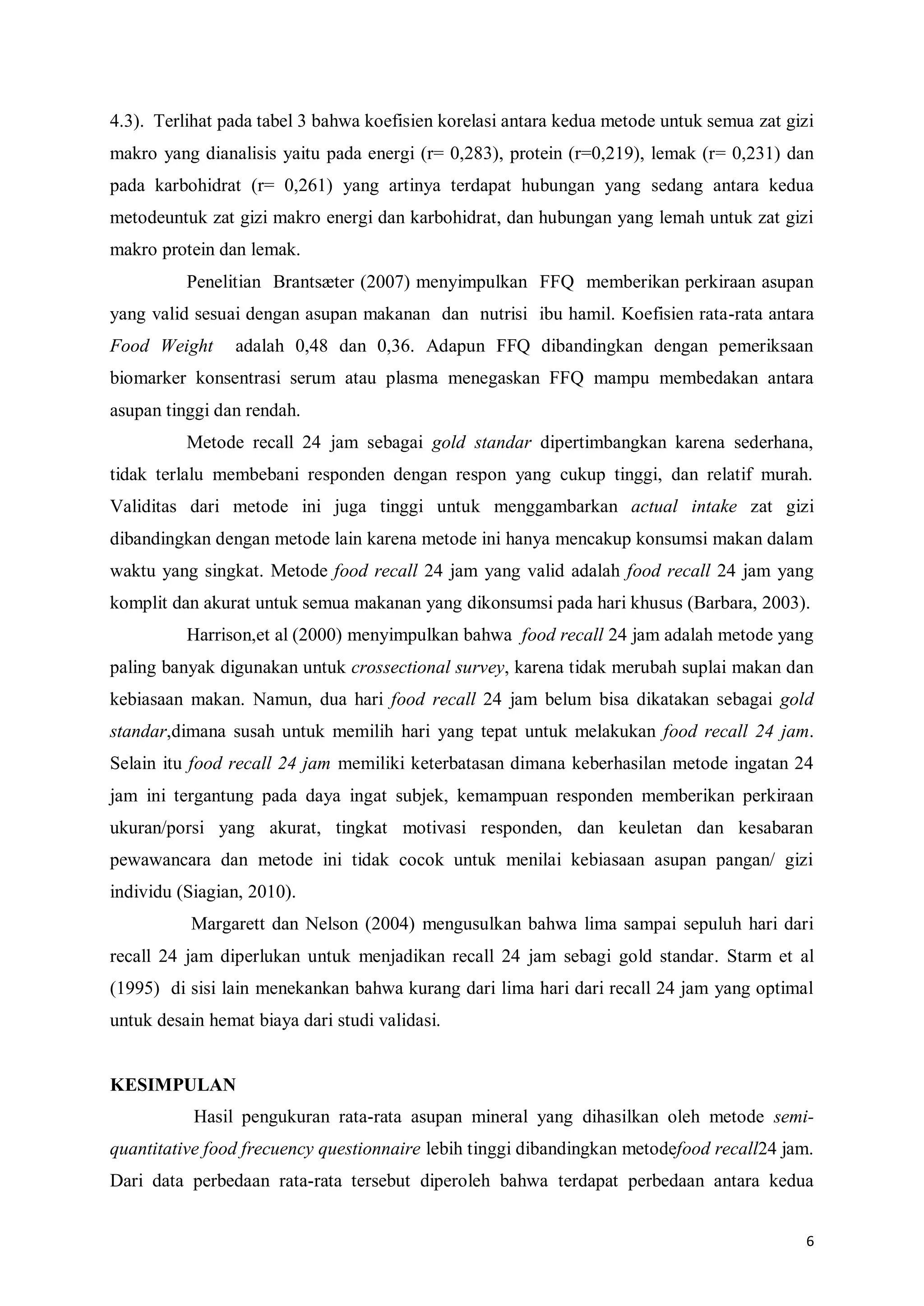 Jurnal studi validasi bumil | PDF