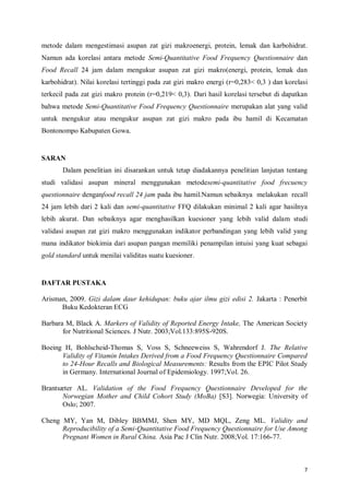 Jurnal studi validasi bumil | PDF