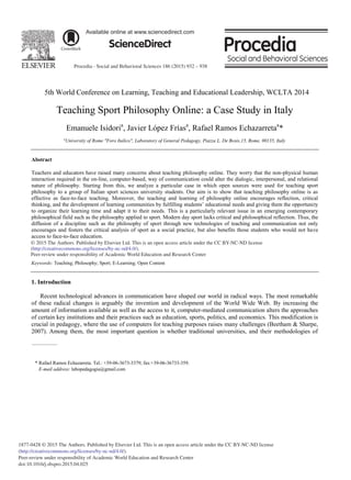 Jurnal teaching sport filosofi | PDF