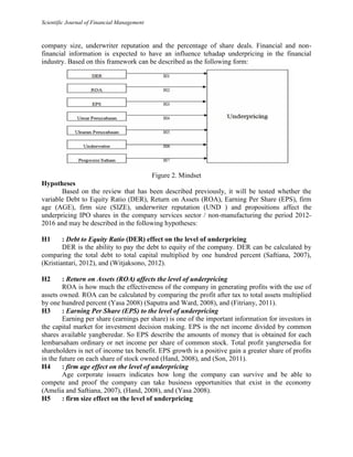IPO underpricing analysis in Indonesia during 2012-2016 | PDF