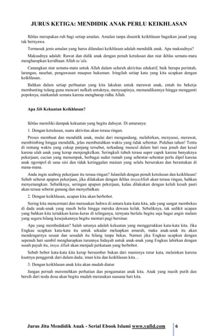 Jurus jitu mendidik anak | PDF