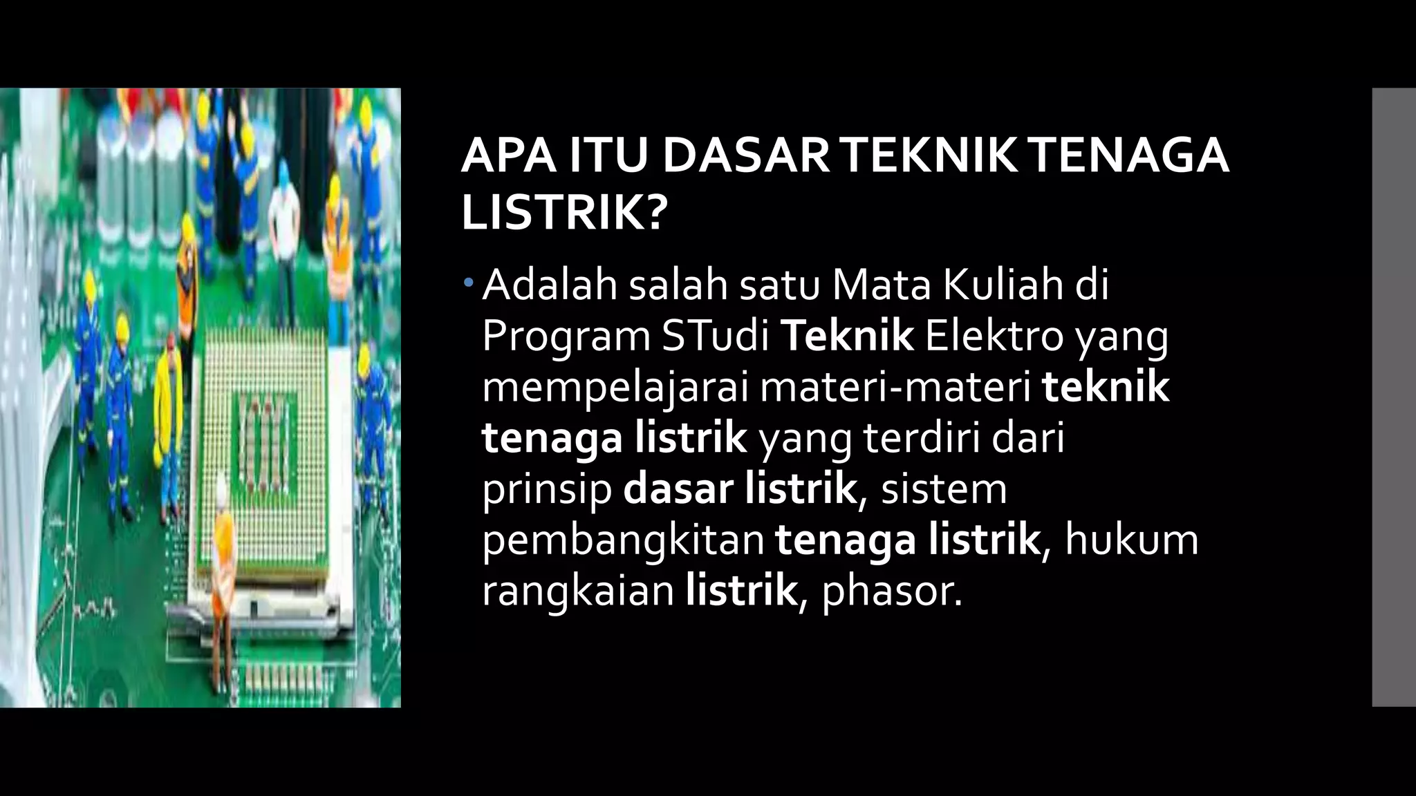 Jurusan mata kuliah teknik tenaga listrik terbaik | PDF