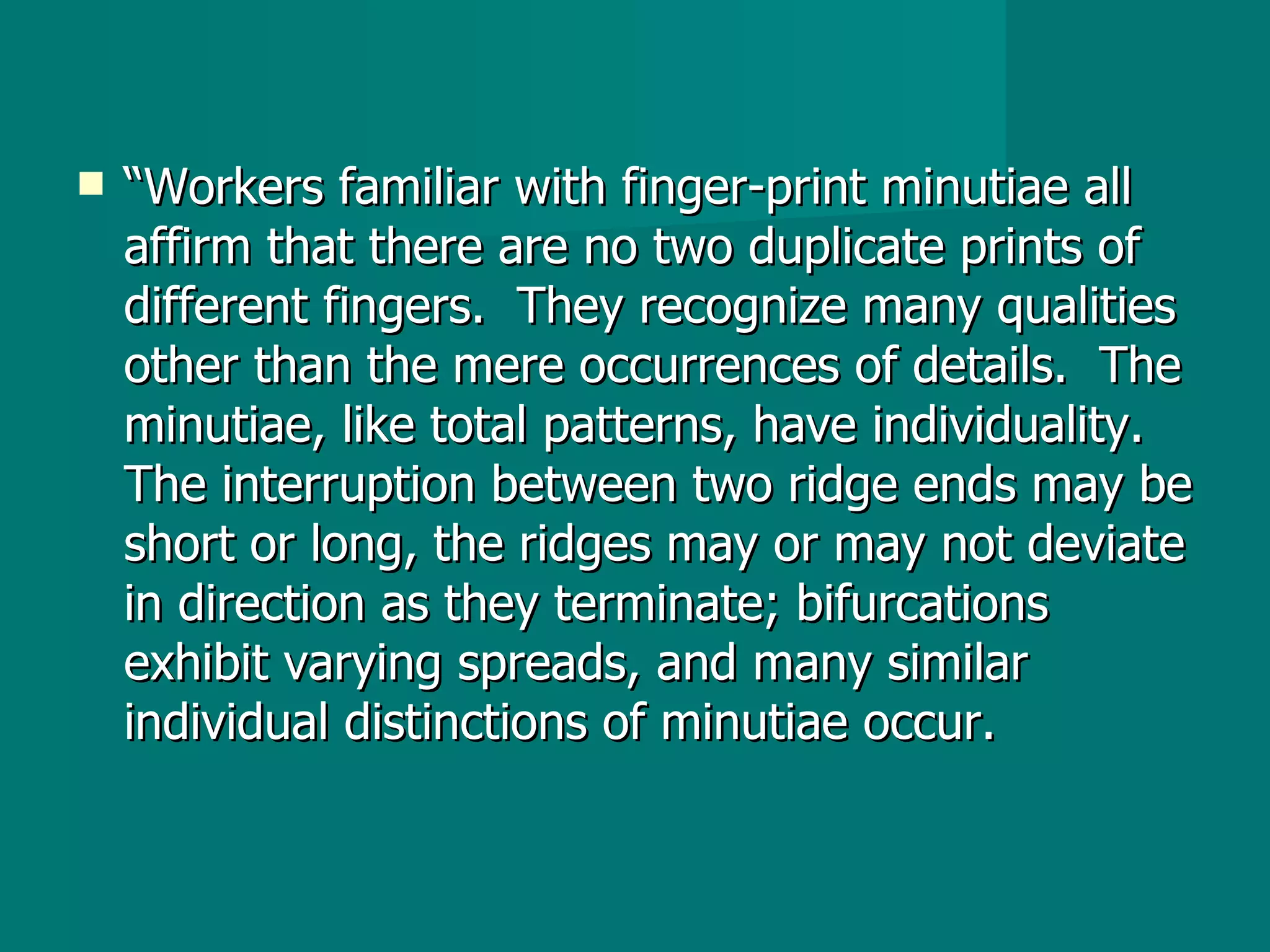 Friction Skin Identification | PPT