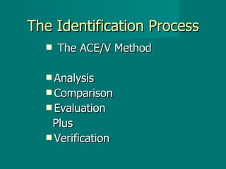 Friction Skin Identification | PPT