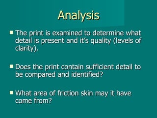 Friction Skin Identification | PPT