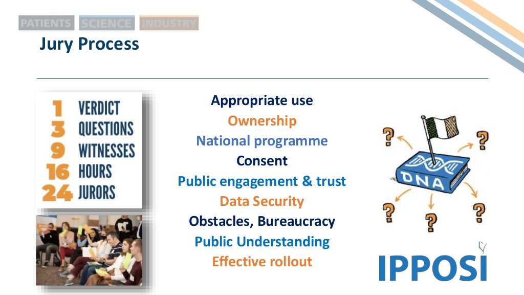 ISHG Presentation - IPPOSI Citizens' Jury on Genomics | PPT
