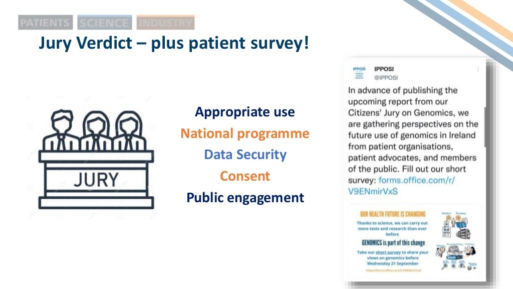 ISHG Presentation - IPPOSI Citizens' Jury on Genomics | PPT