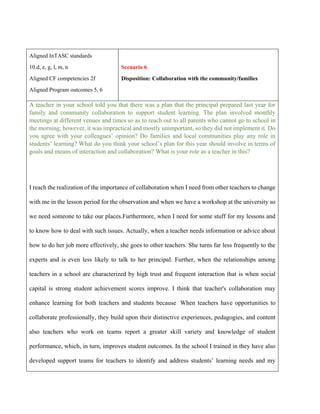 Disposition assessment tool through scenarios | PDF
