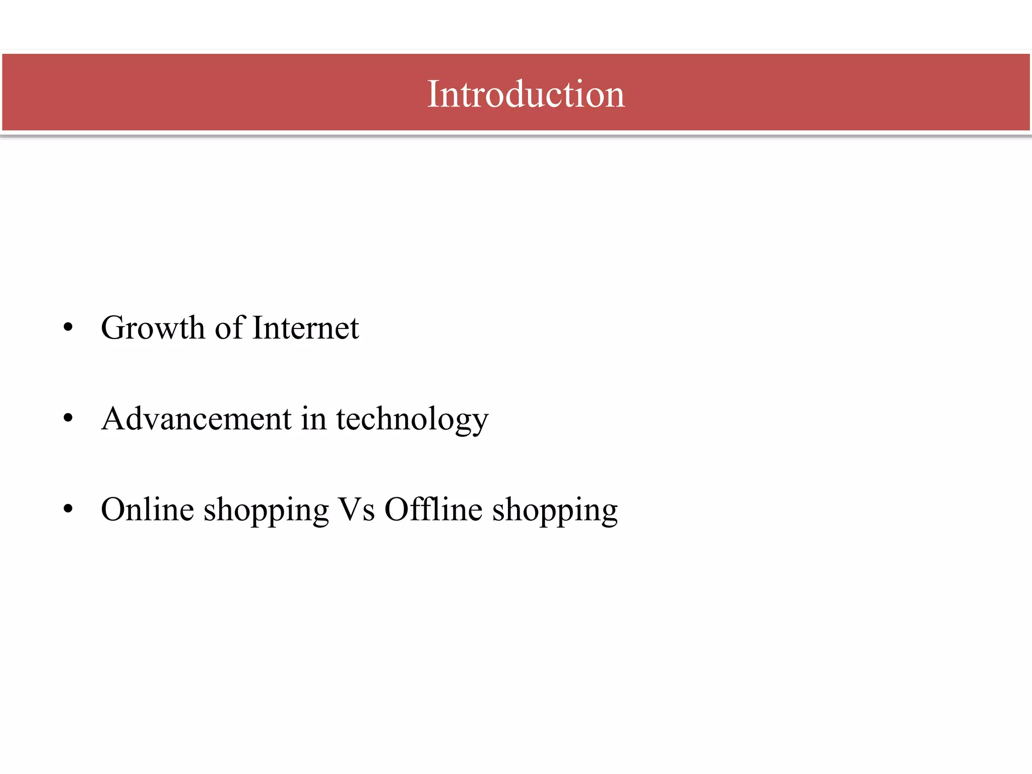 online vs offline shopping | PPTX