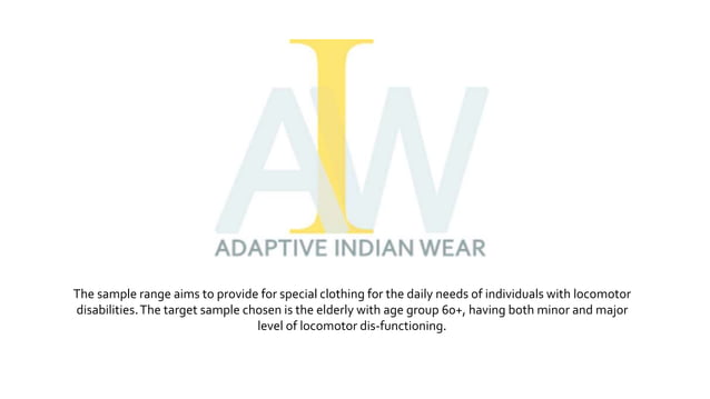 Research and Design Development: Adaptive Wear for Locomotor Disability ...