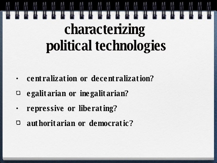 Jus494 Politics Technology