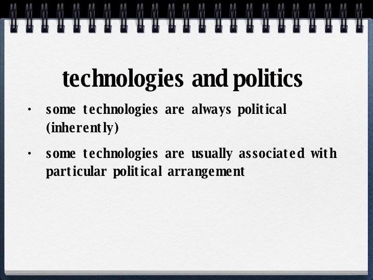Jus494 Politics Technology
