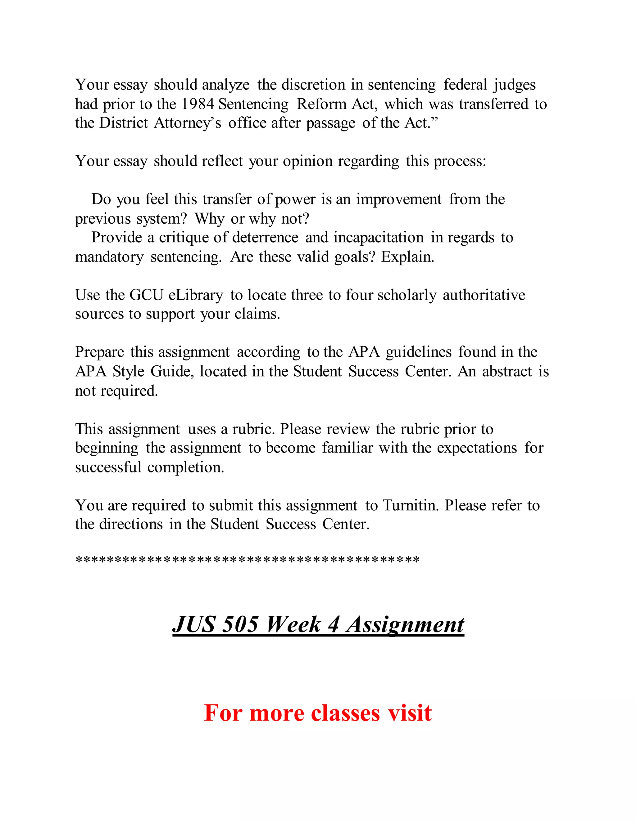 JUS 505 EXceptional Education/snaptutorial.COM