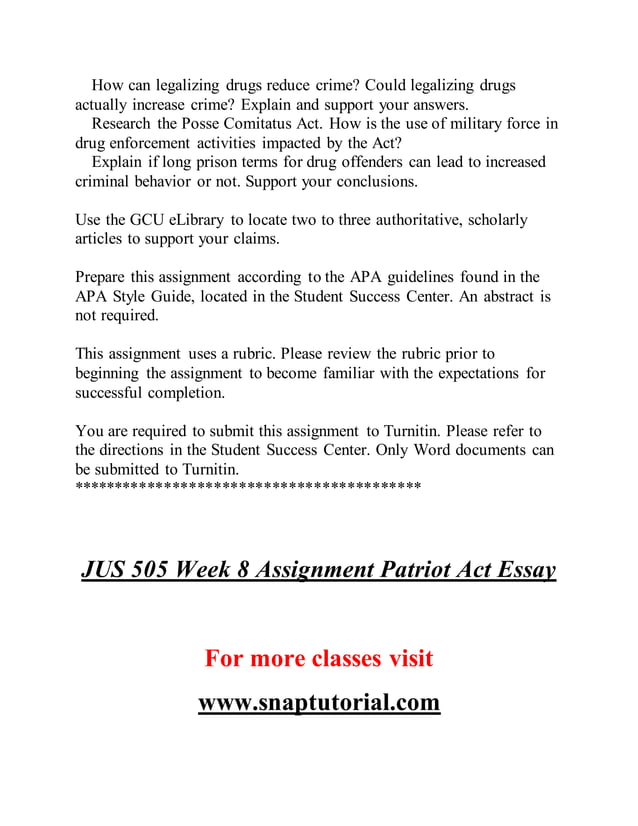 JUS 505 EXceptional Education/snaptutorial.COM