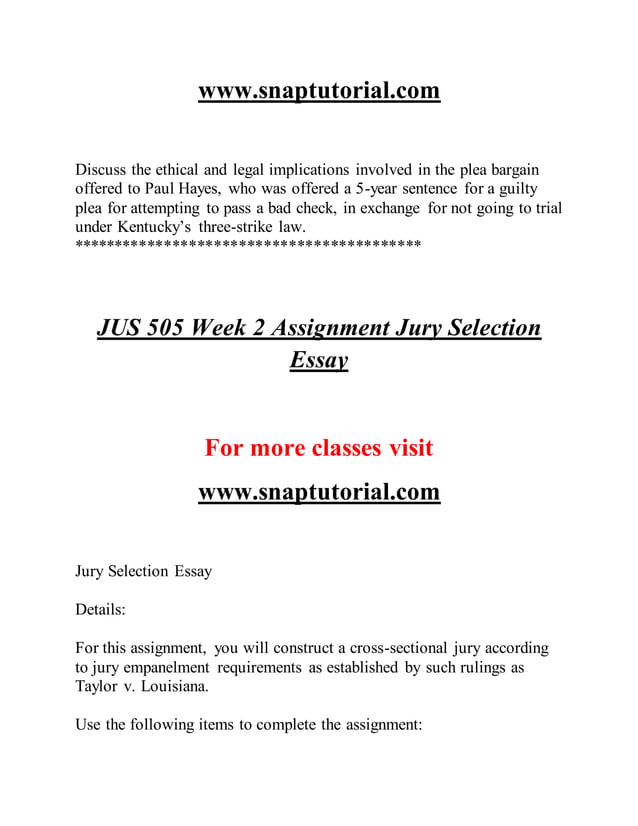 JUS 505 EXceptional Education/snaptutorial.COM