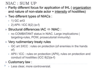 Non international armed conflict.ppt