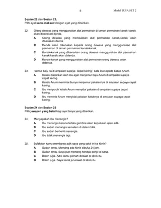 soalan pemahaman BM Thn 5 | PDF
