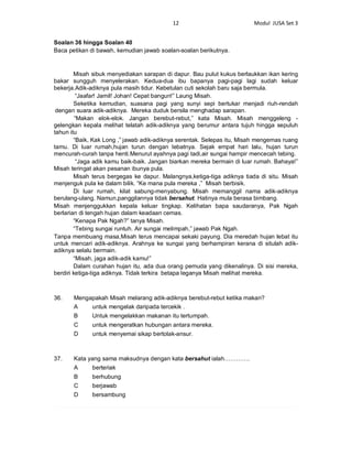 BM Pemahaman kertas 1 | PDF