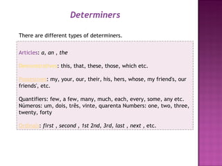 Jussara_Betânia_Determiners | PPT