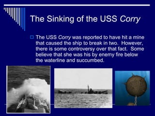 Uss Corry Dd 463 | PPT