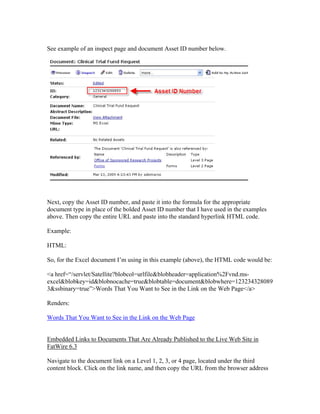 Just Enough HTML for Fatwire | PDF