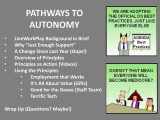 Just Enough Support: The Seven Principles | PDF