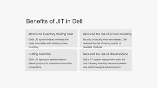 presentation on just in time in manufacturing ppt | PPTX