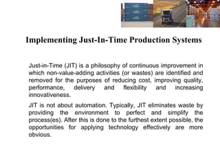 Just In Time Technique | PDF