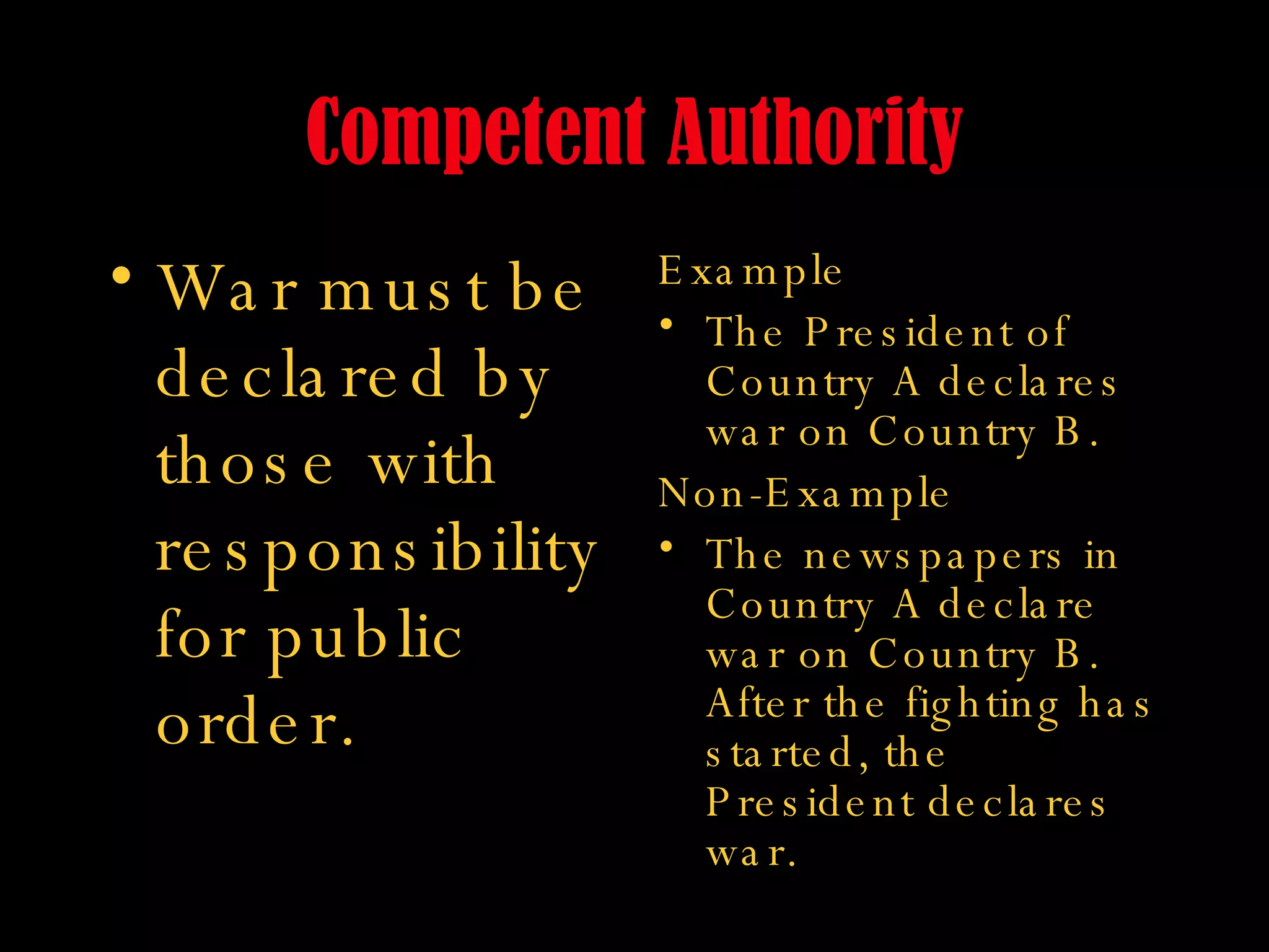 Just War Theory | PPT