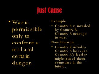 Just War Theory | PPT