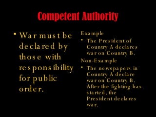 Just War Theory | PPT