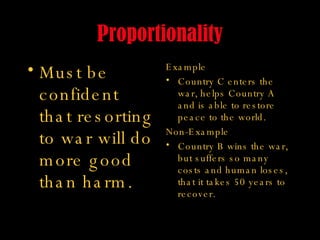 Just War Theory | PPT