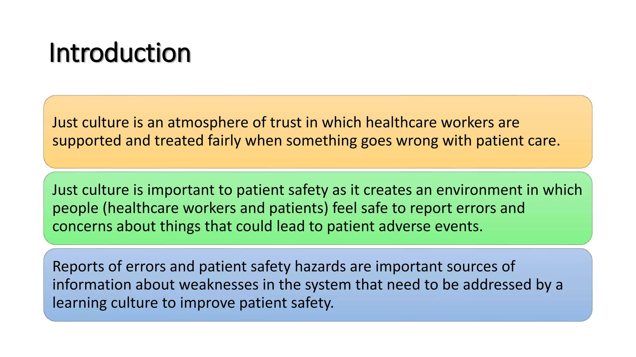 Just culture in healthcare | PPTX