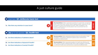 Just culture in healthcare | PPTX