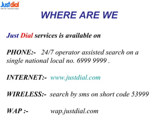 Just Dial PPT | PPT