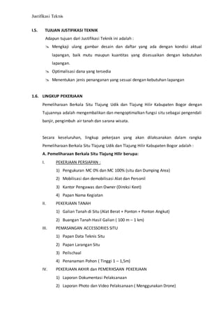 Justek situ tlajung udik hilir | DOCX