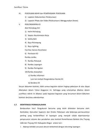 Justek situ tlajung udik hilir | DOCX