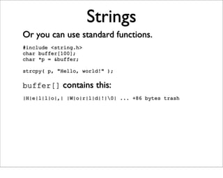 Just Enough C For Open Source Projects | PPT