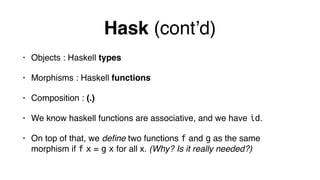 Just Enough Category Theory for Haskell, part 1