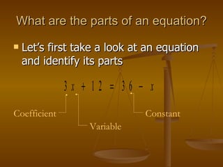 Just equations | PPT