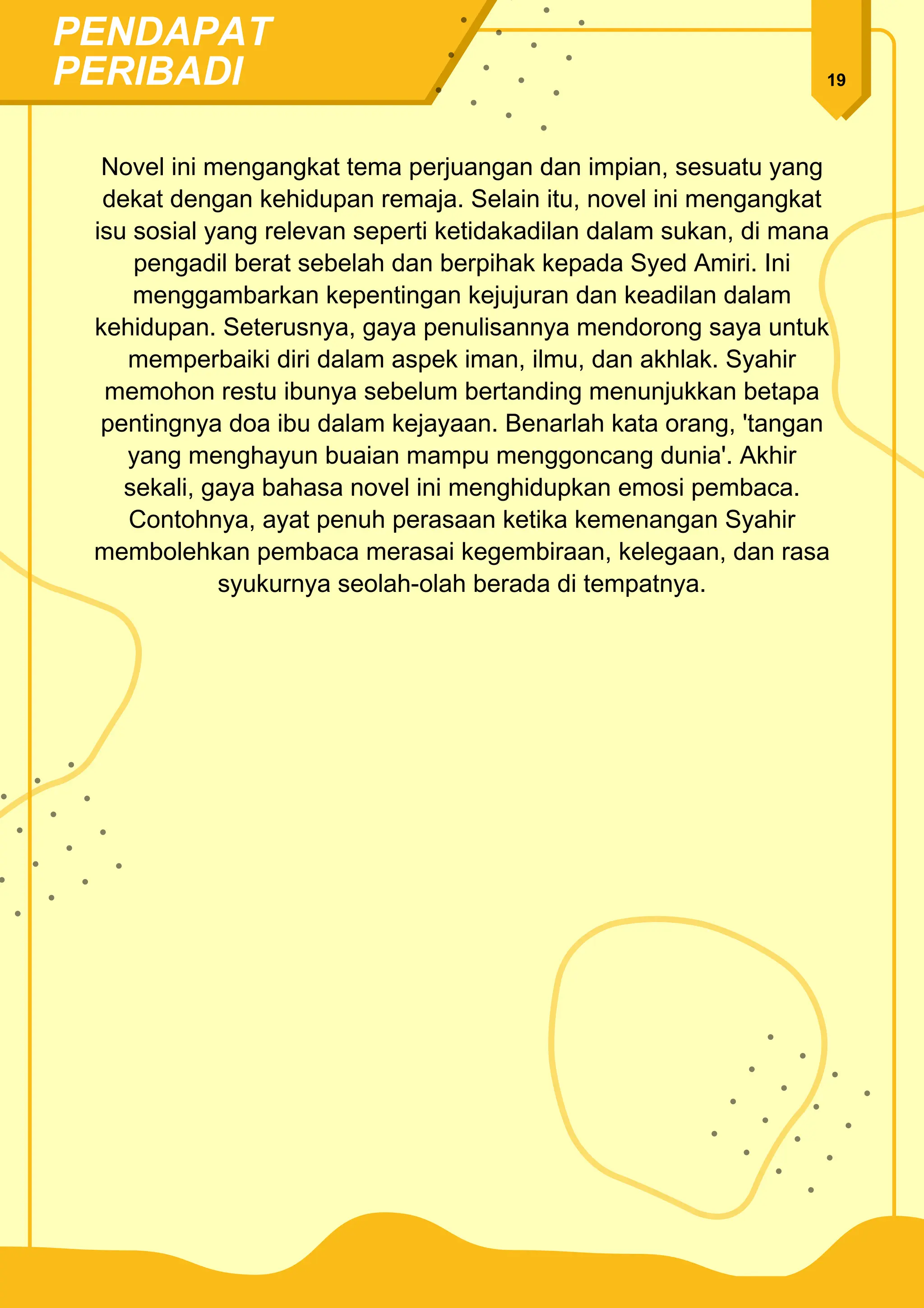 Komsas: Justeru Impian Di Jaring (Tingkatan 3) | PDF