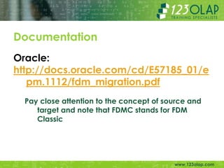 FDM to FDMEE migration utility | PDF | Web Development | Internet