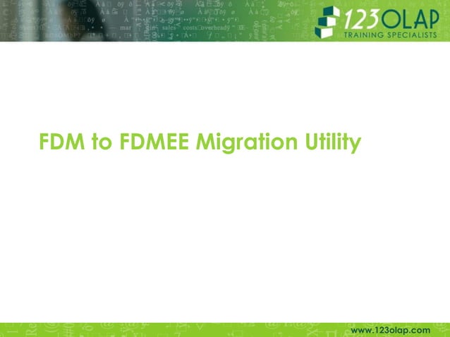 FDM to FDMEE migration utility | PDF | Web Development | Internet